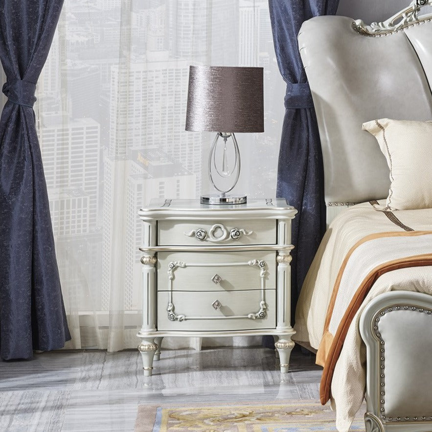 Gabrielle French Bedside Table – Grand Living