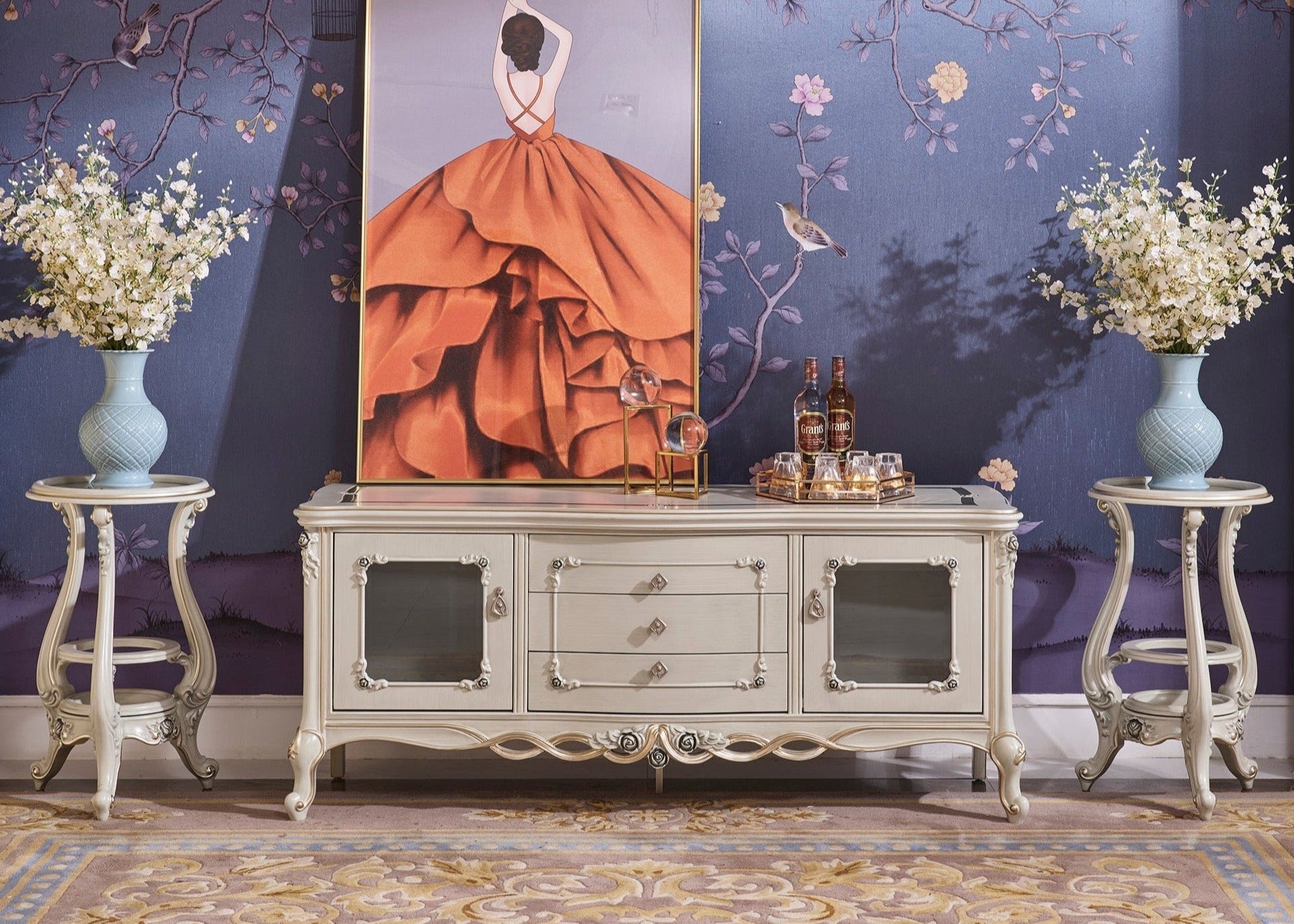 Gabrielle French Entertainment TV Unit – Grand Living